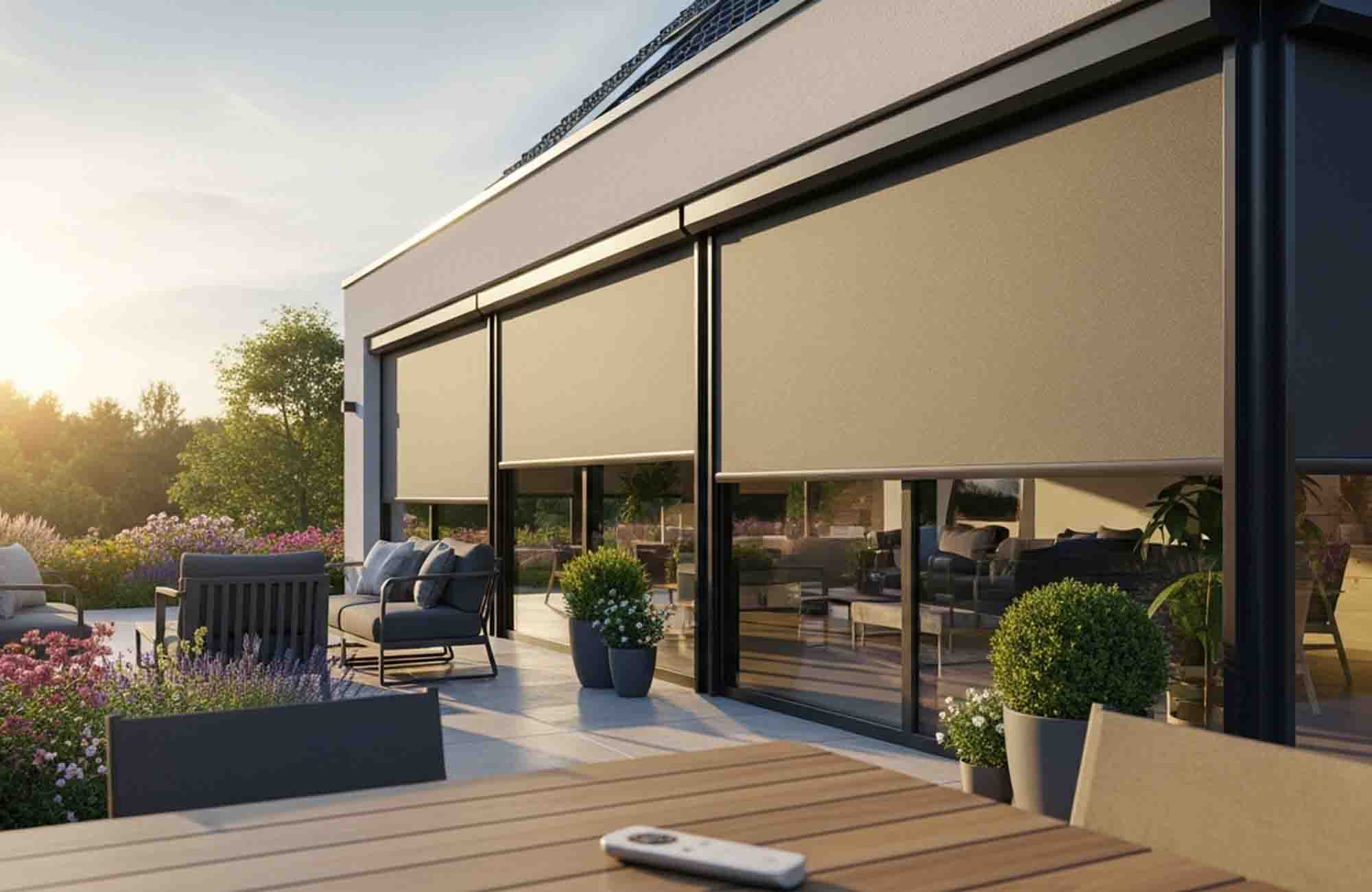 Motorized Outdoor Blinds: Tirai Eksterior Canggih untuk Hunian Modern