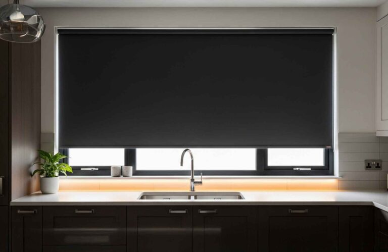 Kitchen Roller Blinds Minimalis Bikin Dapur Lebih Rapi