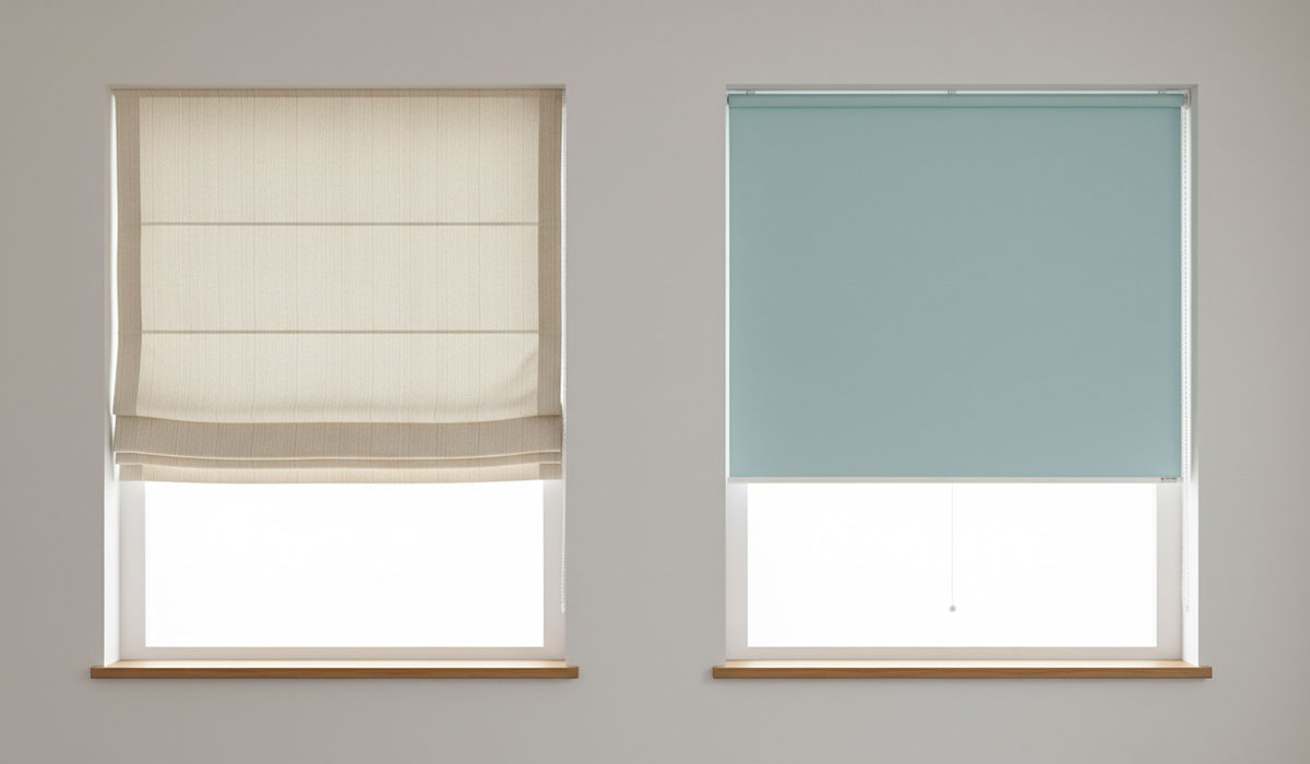 Roman vs Roller Blind: Panduan Lengkap Memilih Tirai yang Pas
